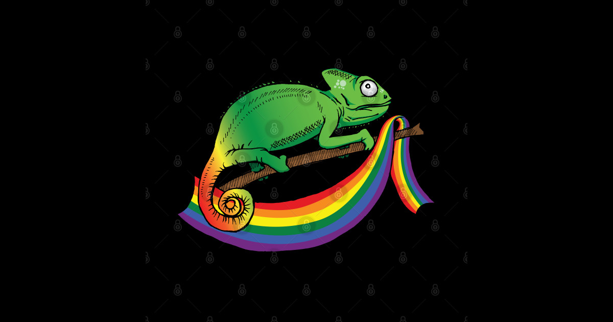 Chameleon Party - Lgbt Pride - Sticker | TeePublic