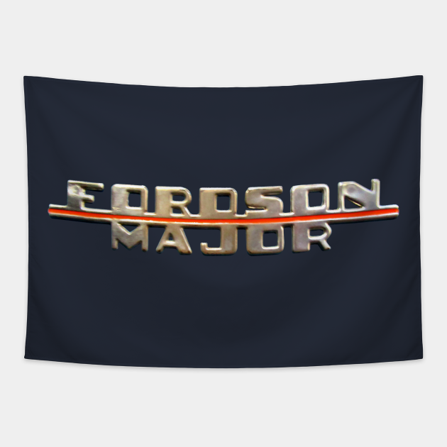 Vintage 1959 Fordson Major tractor logo - Tractor - Tapestry | TeePublic