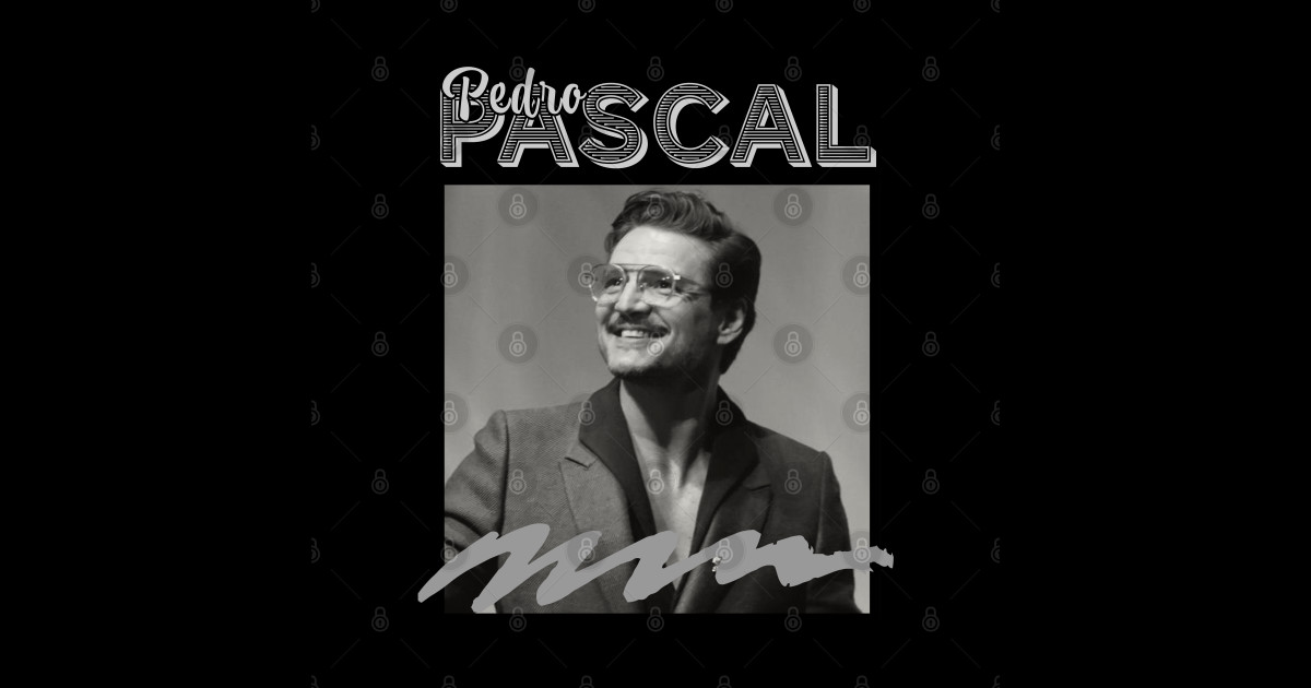 Pedro Pascal / Vintage Photo - Pedro Pascal - Sticker | TeePublic