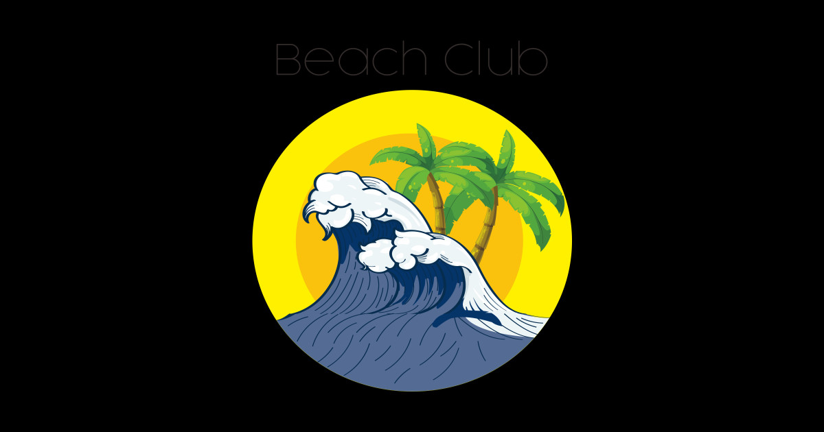 big wave - Beach - Sticker | TeePublic