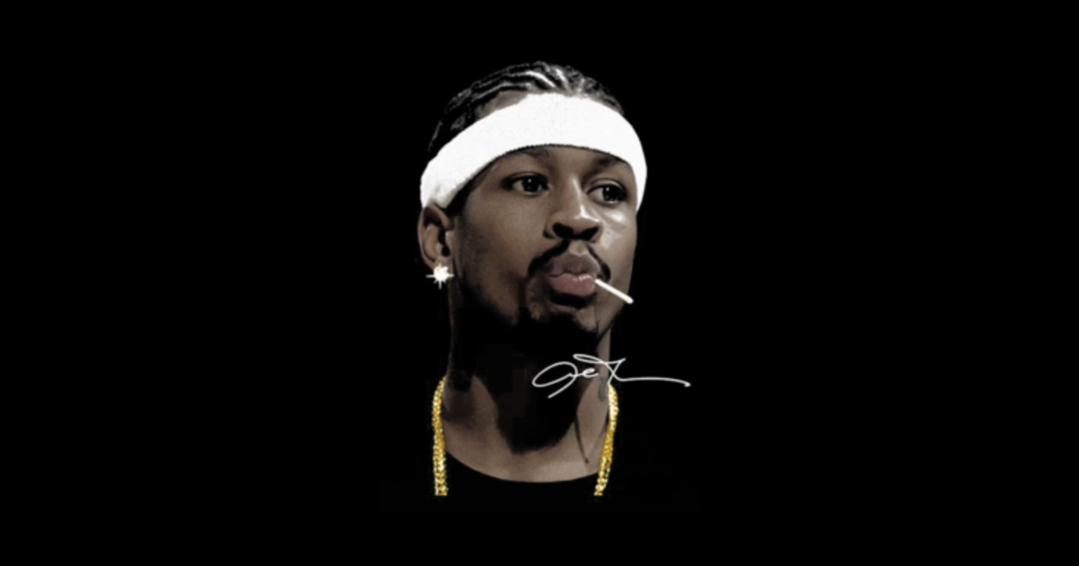 Allen Iverson Gold Chains - Allen Iverson - Magnet | TeePublic