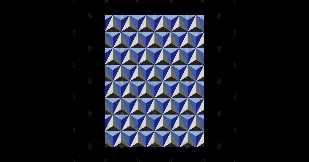 Geometric Triangles Pattern - Geometric Triangles - Sticker | TeePublic