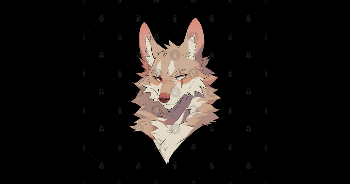 Furry Wolf Character - Furry - Sticker | TeePublic