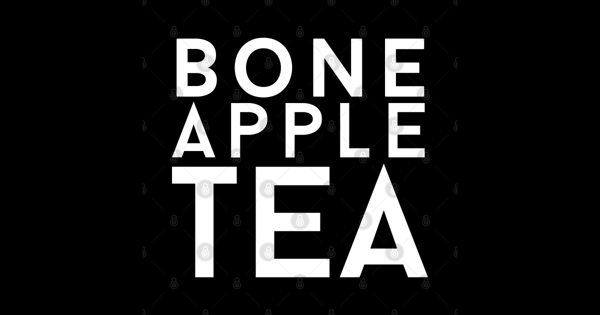 Bone Apple Tea - Bon Appetit - Sticker | TeePublic