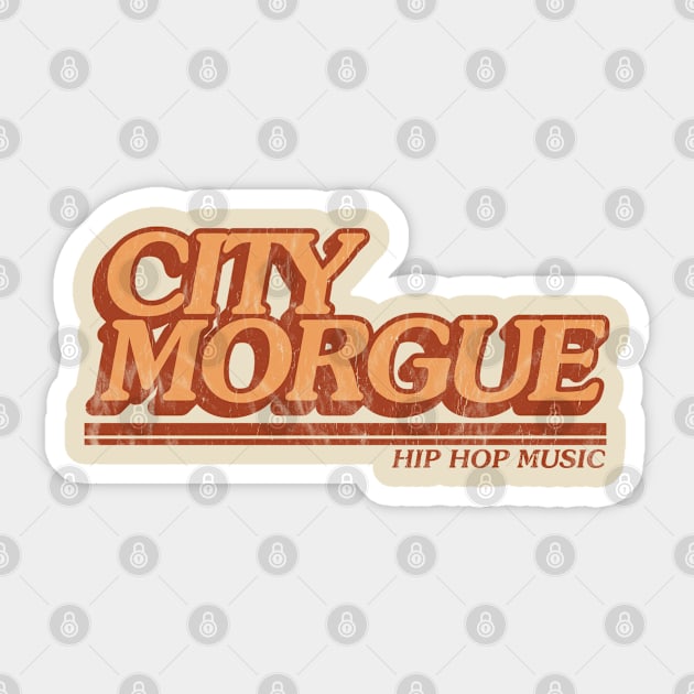 City Morgue Vintage - City Morgue - Sticker | TeePublic