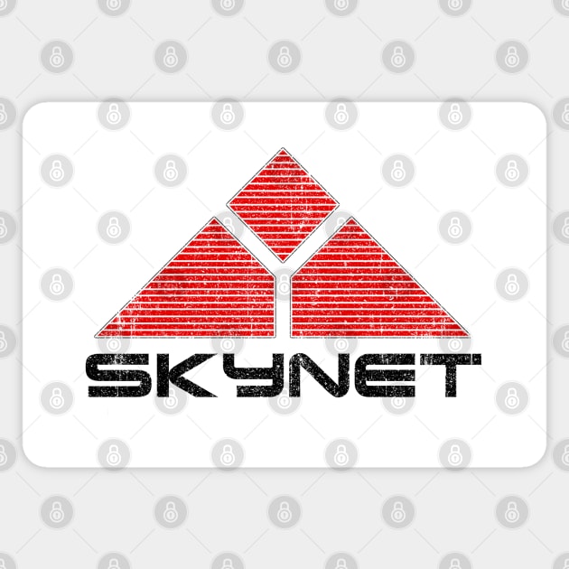 Skynet Logo - Terminator - Terminator - Sticker | TeePublic