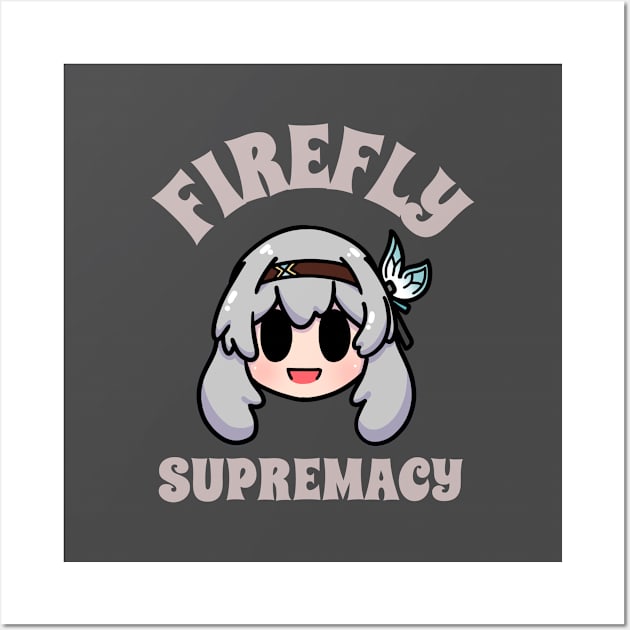 Firefly supremacy honkai star rail hsr chibi head typography Morcaworks ...