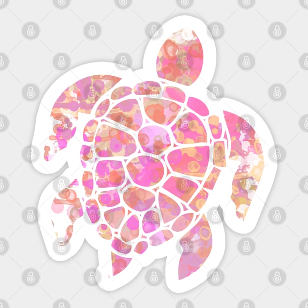 pink turtle clipart