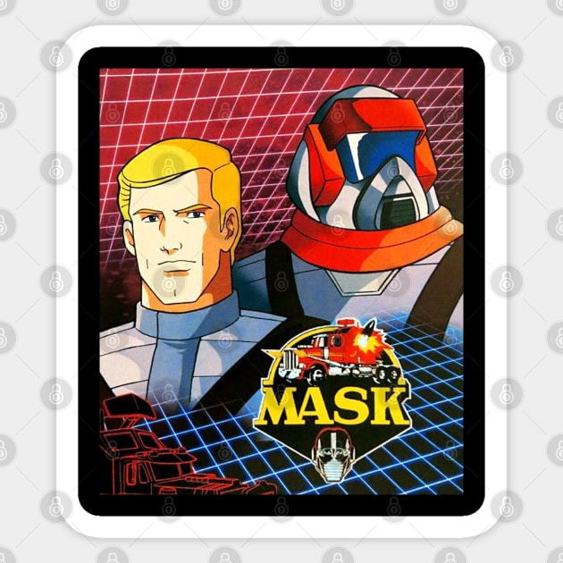 M.A.S.K. - Mask Cartoon - Sticker | TeePublic