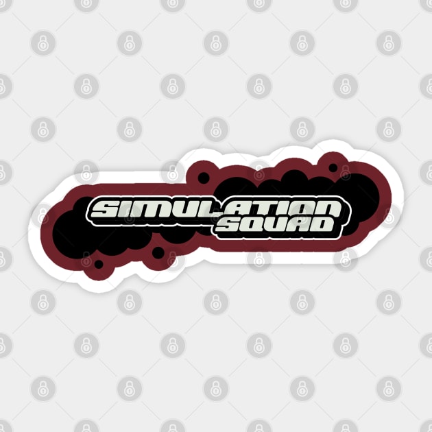 Sim Squad 2 - Simulation - Sticker | TeePublic