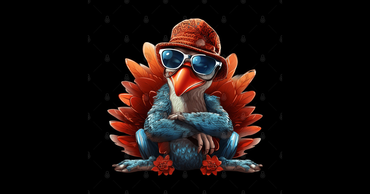 Cartoon Thanksgiving Turkey #20 - Turkey - Posters and Art Prints ...