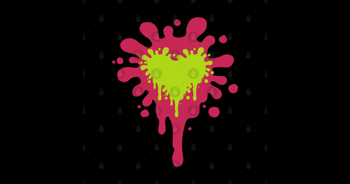 Ink Heart - Splatoon 2 - Sticker | TeePublic