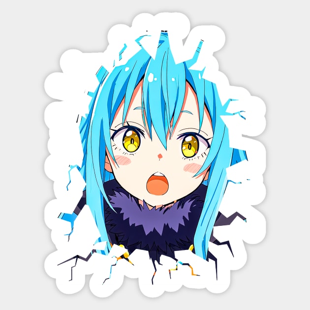 Rimuru Tempest - Tensei Shitara Slime Datta Ken - Sticker | TeePublic