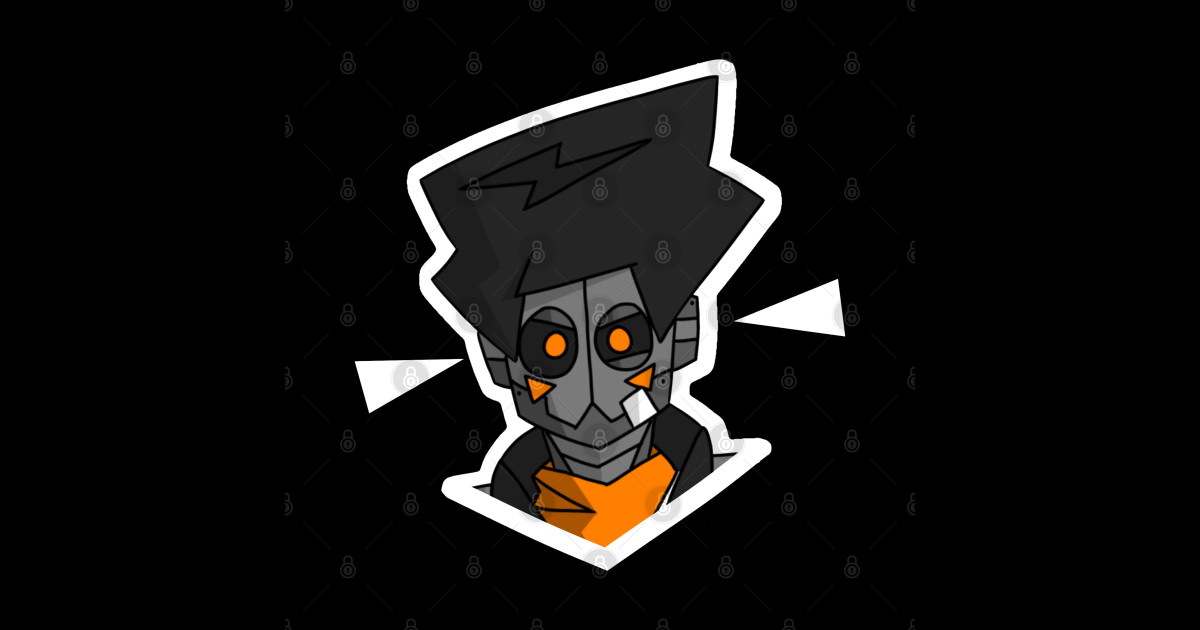 Cyborg robot - Cyborg - Sticker | TeePublic