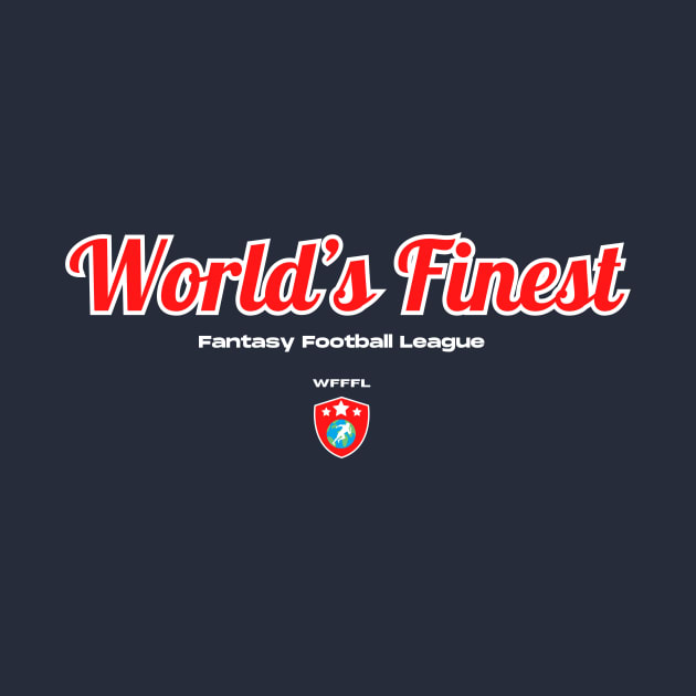 World’s Finest Logo - Fantasy Football - T-Shirt | TeePublic