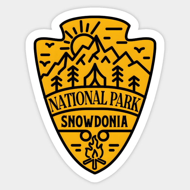 Snowdonia National Park - Snowdonia - Sticker | TeePublic