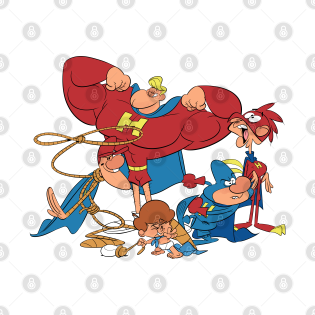 The Mighty Heroes - Mighty Heroes - T-Shirt | TeePublic
