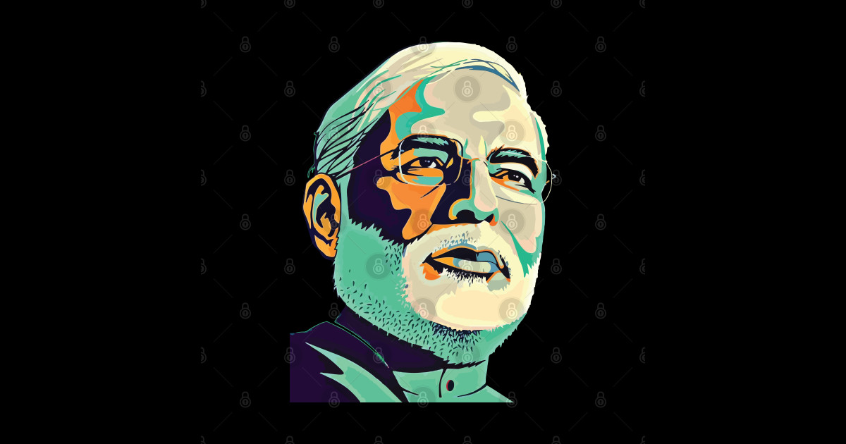 Narendra Modi India Prime Minister Namo BJP Supporter - India - Sticker ...