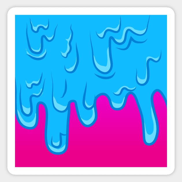 NEON DRIP - Neon - Sticker | TeePublic