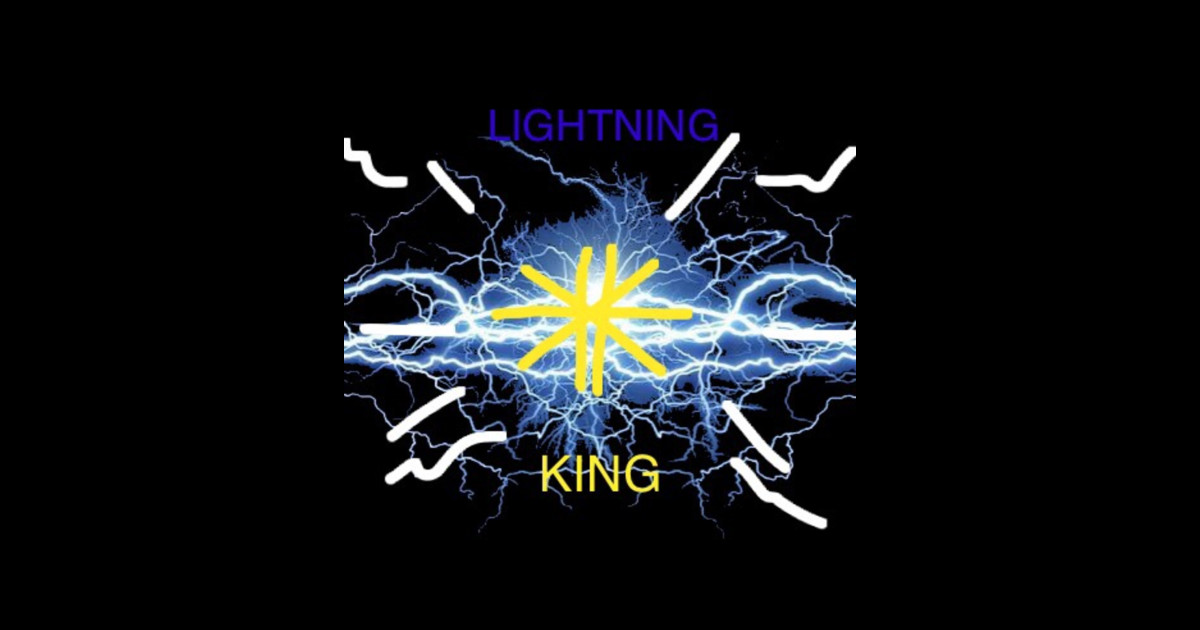 Lightning king - Light King - Sticker | TeePublic