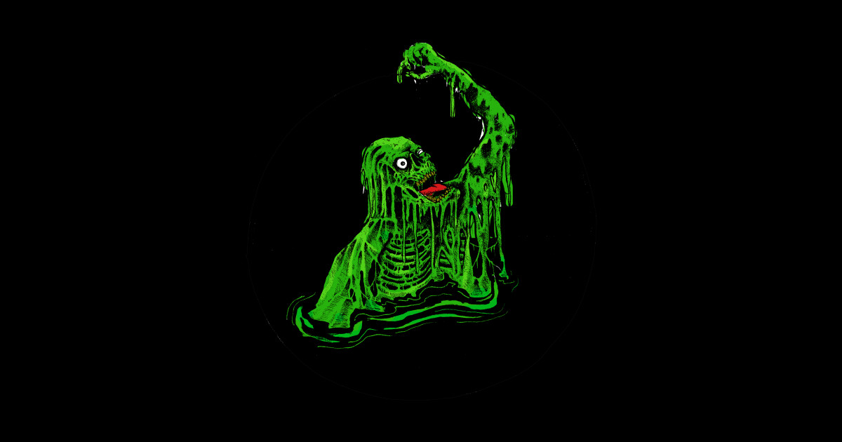 radioactive monster - Skull - Sticker | TeePublic