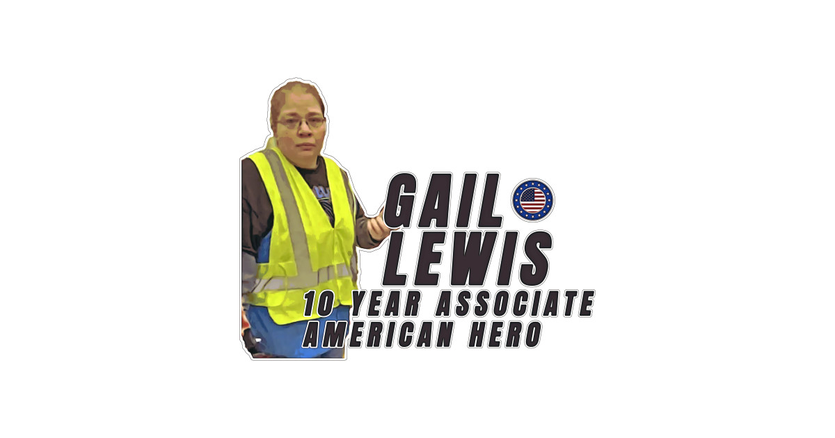 Lewis Amercican Hero - Gail Lewis - T-Shirt | TeePublic