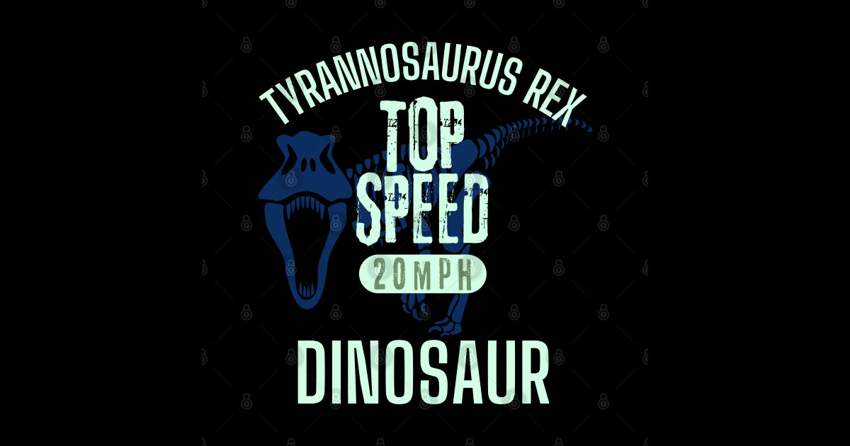 Tyrannosaurus rex speed - Dinosaur - Sticker | TeePublic