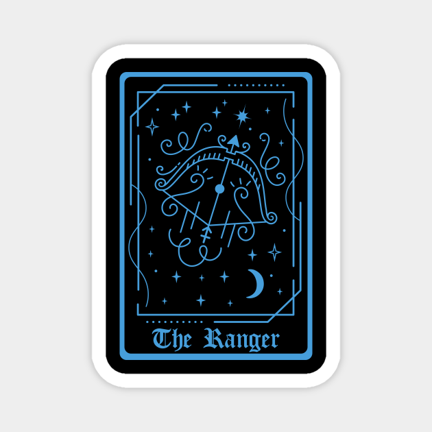 D&D Ranger Class Tarot Card - Dnd Ranger - Magnet | TeePublic