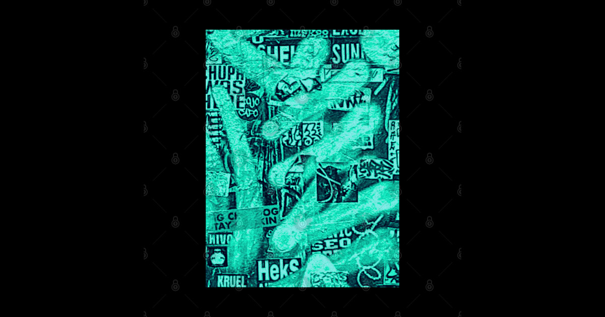 Fluo Green Urban NYC Street Art Graffiti - Fluo - Sticker | TeePublic