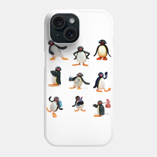 Pingu mood - Pingu - Phone Case | TeePublic