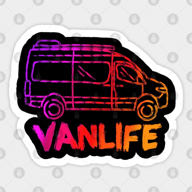 Sprinter Vanlife conversion - Sprinter - Sticker | TeePublic