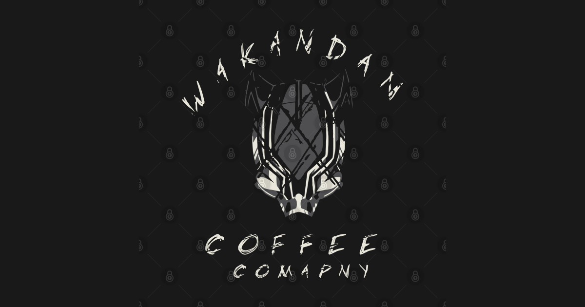 The Wakandan Coffee Company - Wakanda Black Panther - T-Shirt | TeePublic