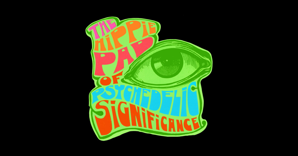 Hippie Pad Sticker - Hippie - Sticker | TeePublic