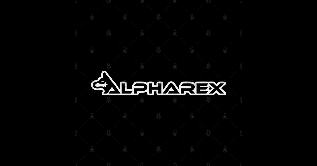 ALPHAREX Logo (White) - Alpharex - Sticker | TeePublic
