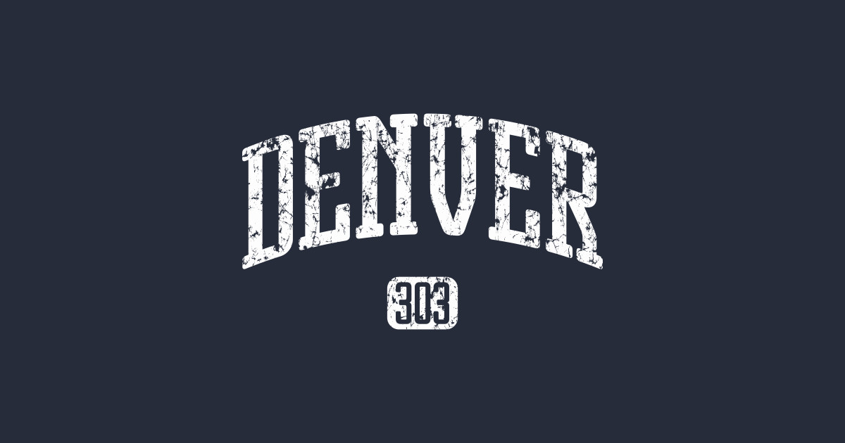 Denver 303 - Denver Colorado - T-Shirt | TeePublic