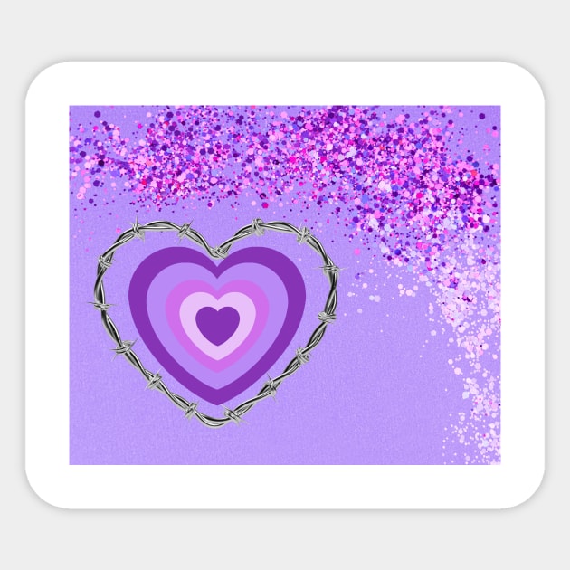 purple heart - Purple Heart - Sticker | TeePublic