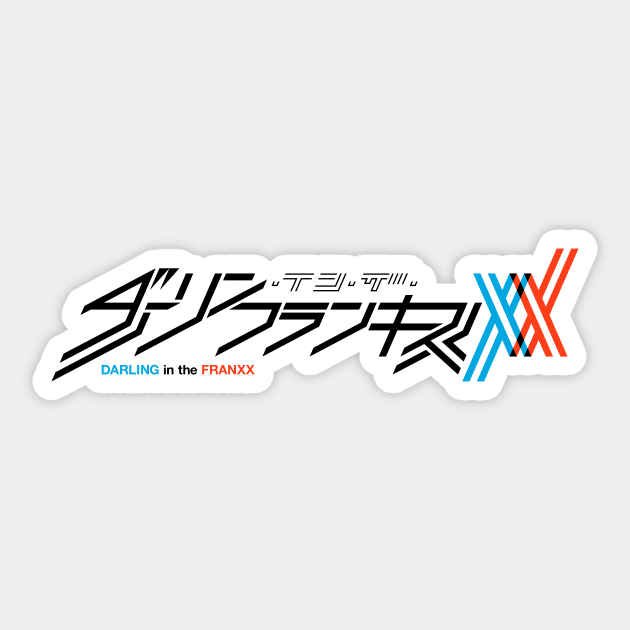 Darling Logo - Darling In The Franxx - Sticker | TeePublic