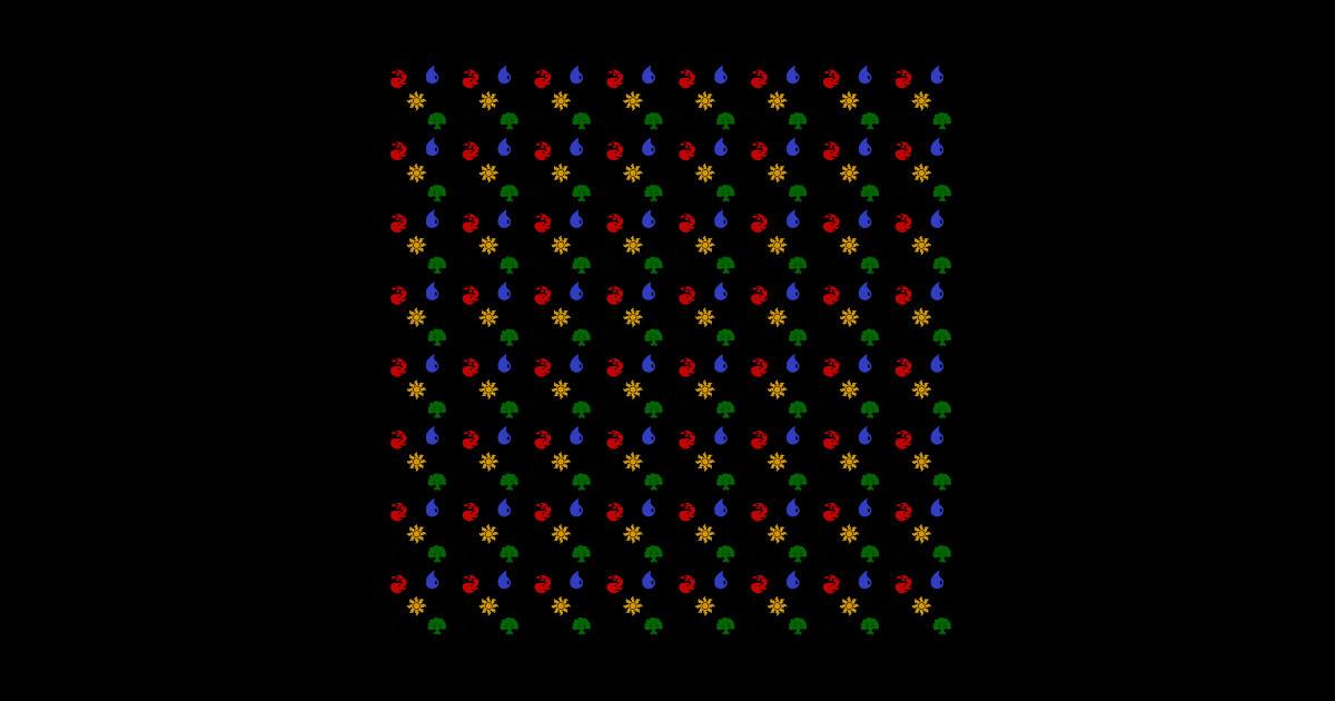 Mana Pattern - Mtg - Sticker | TeePublic