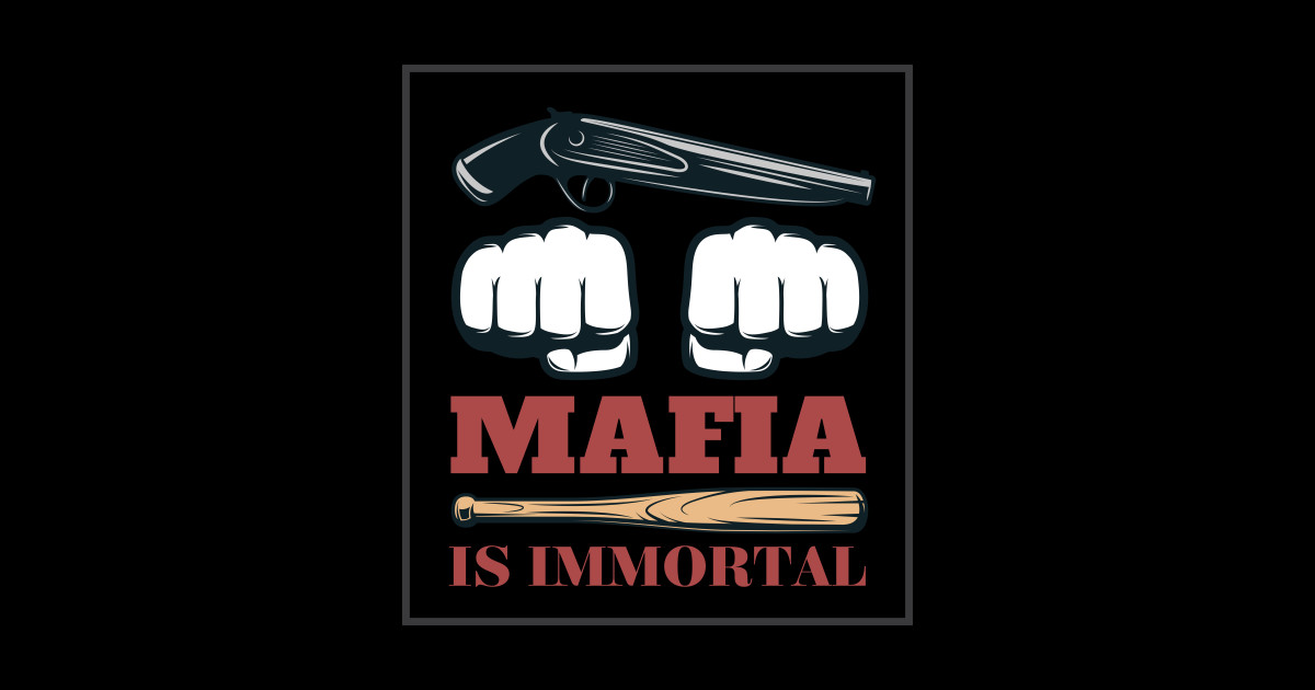 Gangster Mafia Designs - Mafia Gangster - Sticker | TeePublic