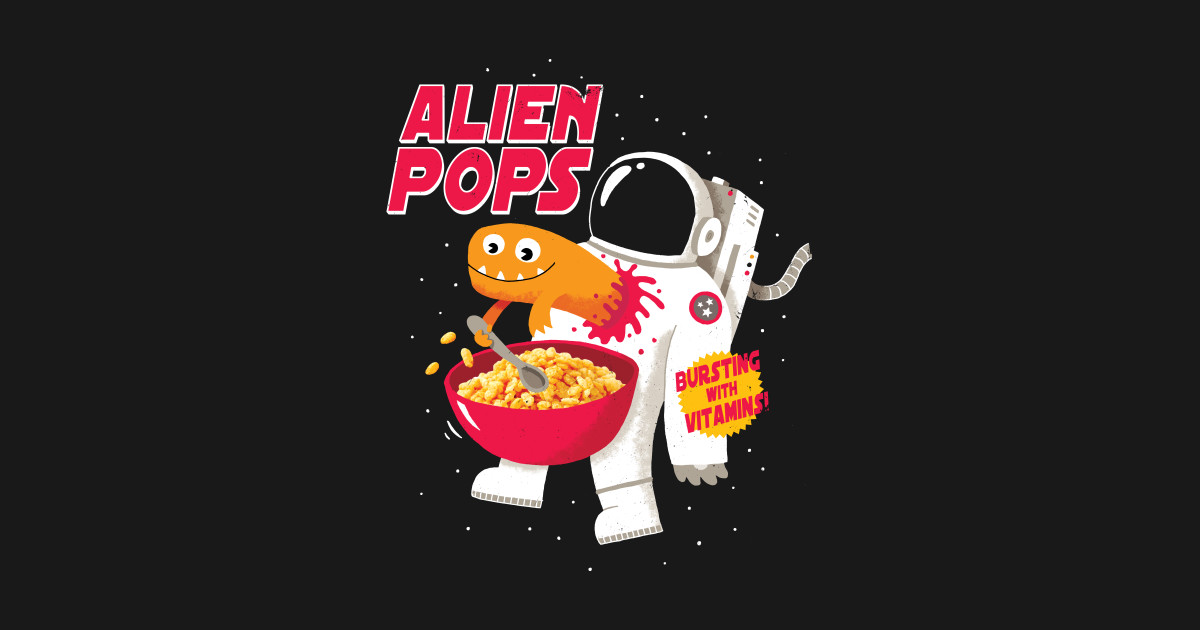 Alien Pops - Alien - T-Shirt | TeePublic