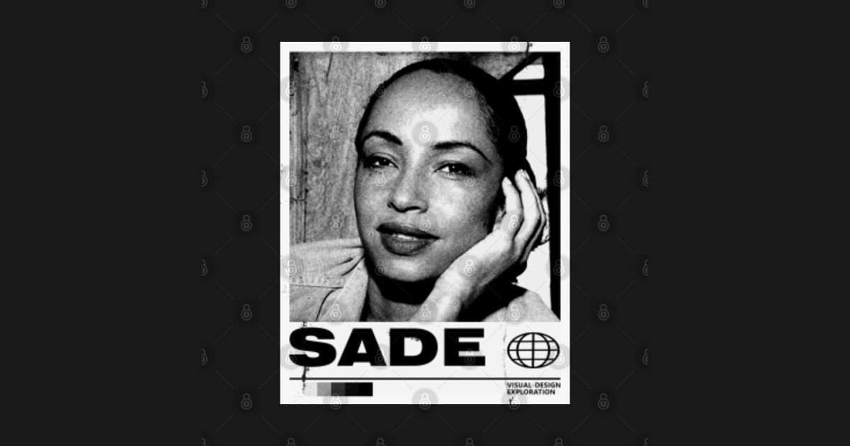 Sade 80s 90s // Vintage Minimalist Fan Art - Sade - T-Shirt | TeePublic