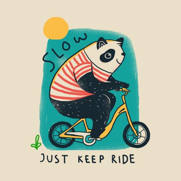 Keep Ride! - Panda - T-Shirt | TeePublic