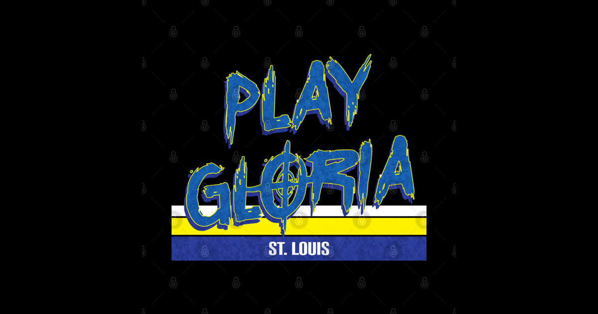 Gloria Go Blues - St Louis Blues - Sticker | TeePublic