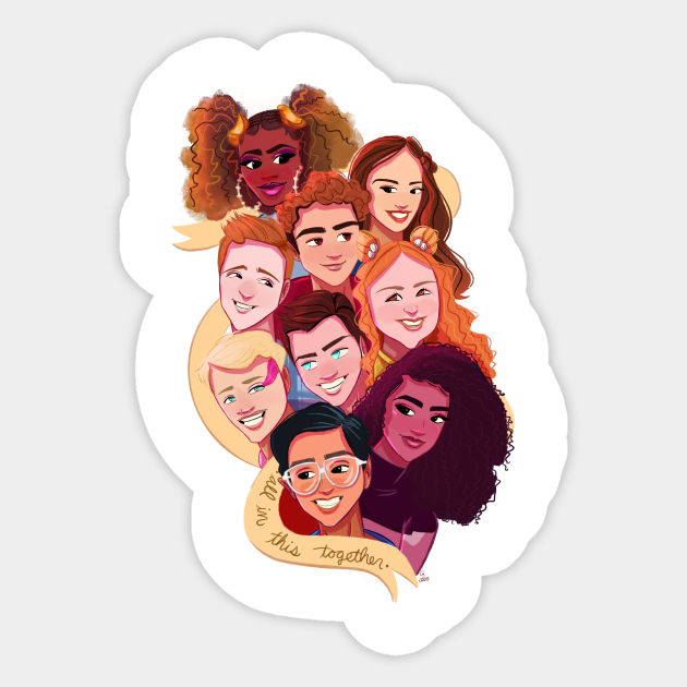 HSM - High School Musical - Sticker | TeePublic