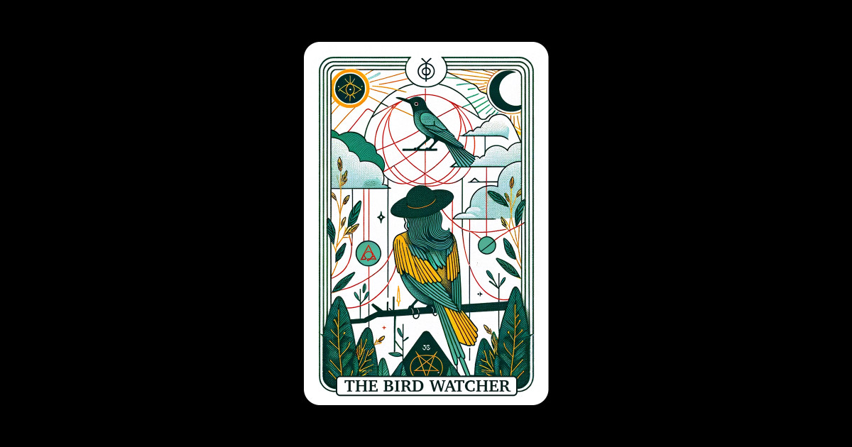 The Bird Watcher - Birder - Sticker | TeePublic