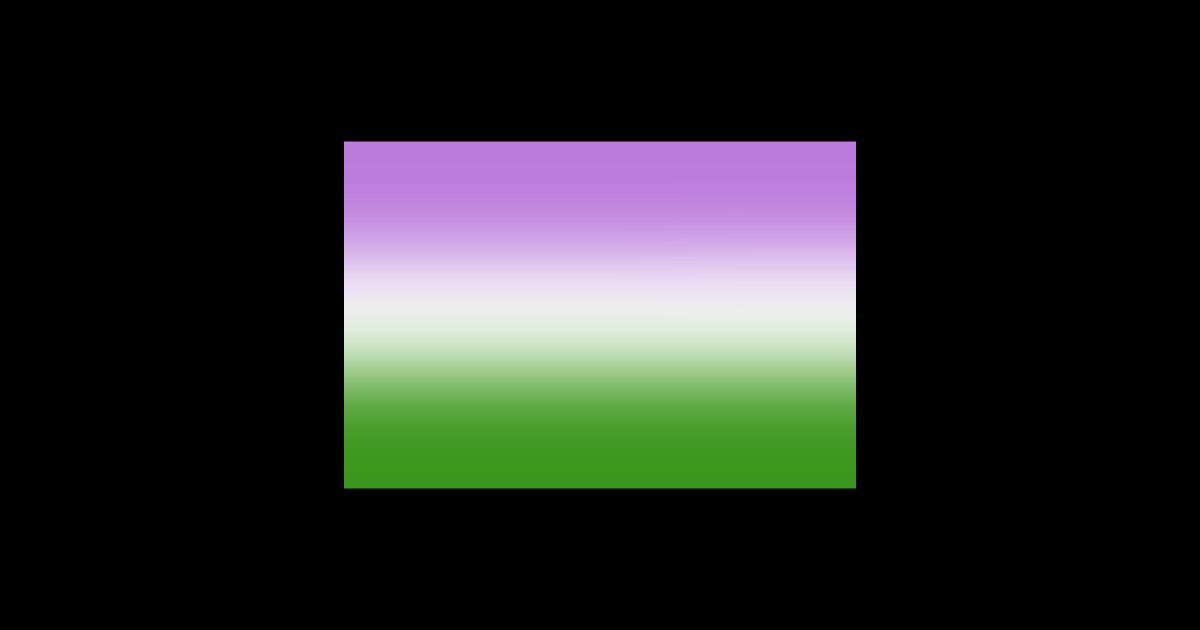 Genderqueer Pride Flag Gradient - Flag - Sticker | TeePublic