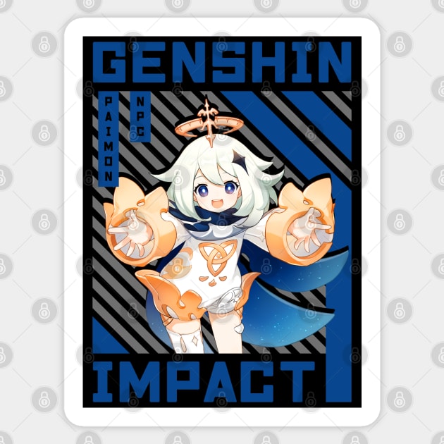 Paimon II | Genshin Impact - Genshin Impact - Sticker | TeePublic