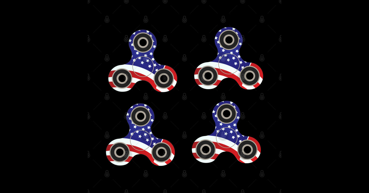 fidget spinner sticker pack US flag - Fidget Spinner - Sticker | TeePublic