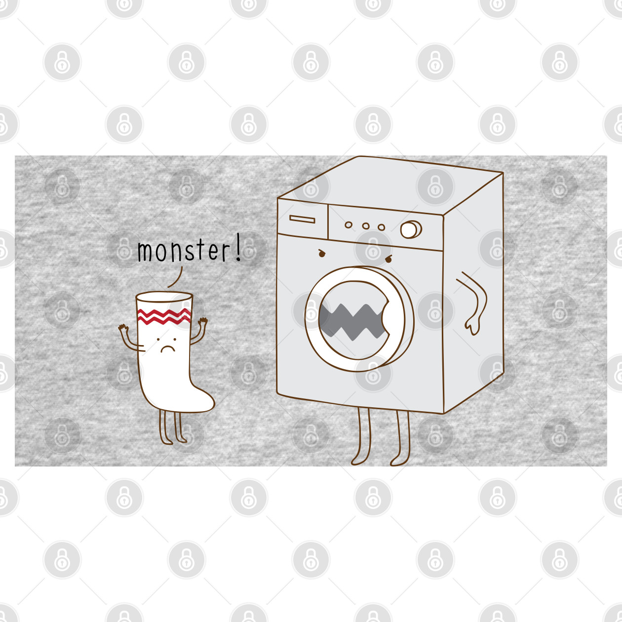 sock eating monster - Monster - Hoodie | TeePublic