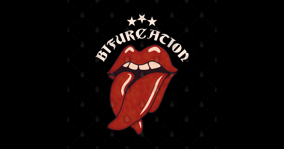 Bifurcation Satisfaction - Body Modification - Sticker | TeePublic